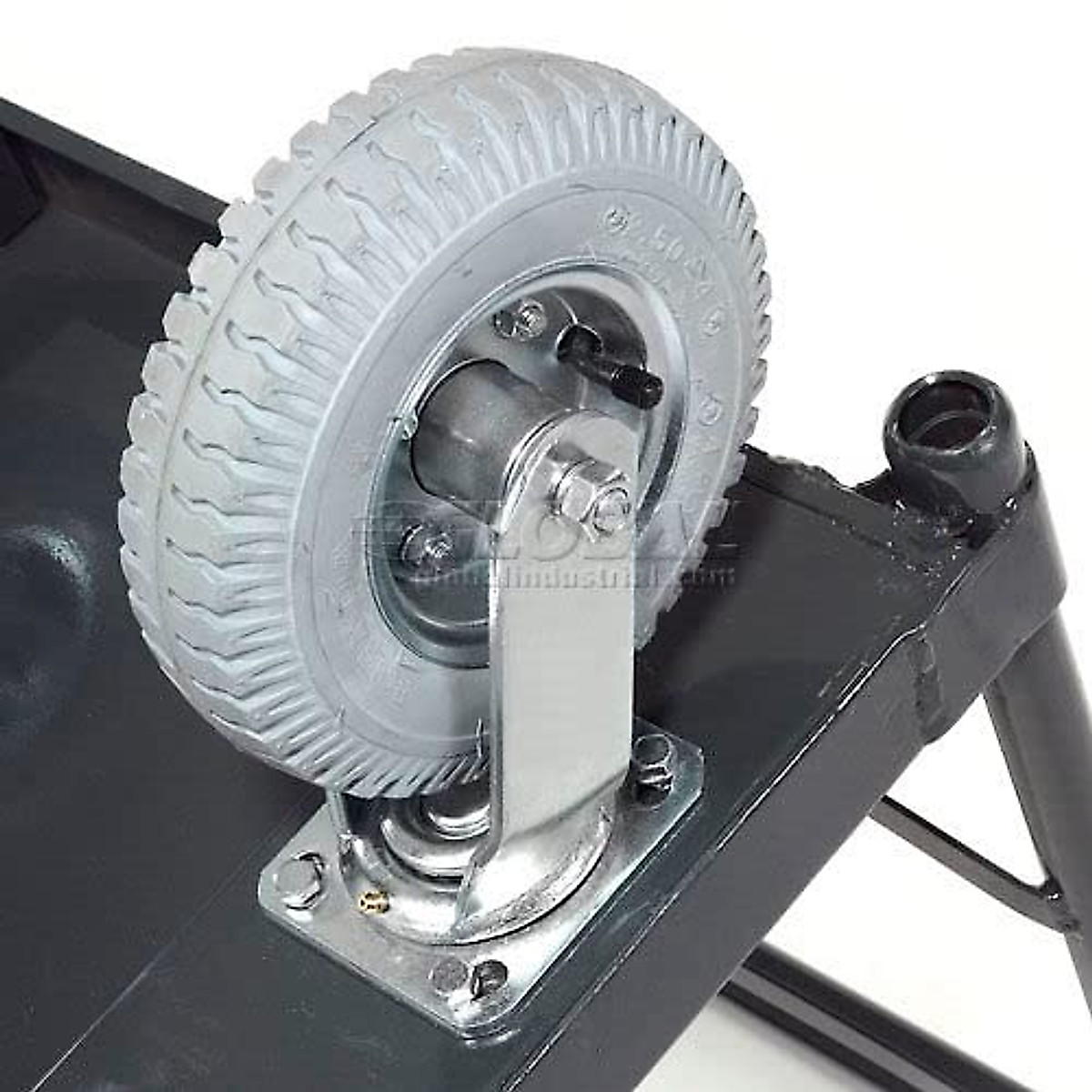 Global Industrial Platform Truck w/Steel Deck, 8" Pneumatic Casters, 48 x 30, 1200 Lb. Capacity