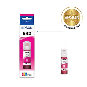 EPSON T542 EcoTank Ink Ultra-high Capacity Bottle Magenta (T542320-S) for Select Epson EcoTank Printers