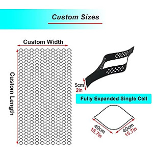 ZMQL Permeable Geo Grid Ground Grid - 23/26/29/333 Ft Long, Heavy Duty Gravel Stabilizer Grid for Driving Load, for Patio/Garden/Walkways (Size : 3x4m/10x13ft)