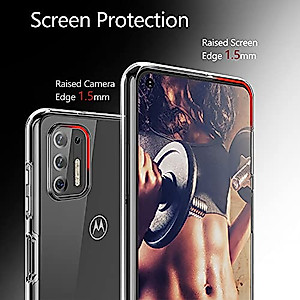 for Moto G Stylus 2021 Clear Case Soft Skin Slim Thin Flexible TPU Scratch Resistant Silicone Gel Shockproof Protective Cases Cover for Motorola G Stylus 2021