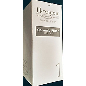 Valued Trade Hexagon Alkaline Water Filtration System 2 Cartridge 1 (Cylinder Case and Lid Not Included)