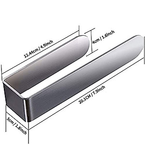 Aottop Towel Holder Towel Bar Towel Ring Without Drilling 304 Stainless Steel Self Adhesive Towel Rack Bathroom Holder Accessory for Kitchen and Bathroom