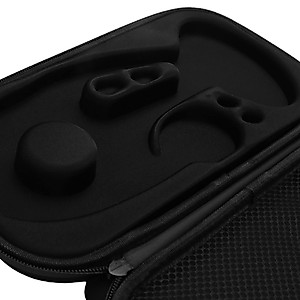 Hlsicnalm EVA Hard Shell Portable Stethoscope Storage Box Carry Travel Case Bag for Pen Organizer Flashlight Tweezers Tape, Black, Modern