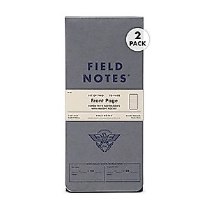 Field Notes - Front Page 2-Pack of Reporter's Notebooks - 3.75" x 8"