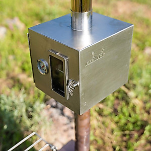 WINNERWELL Pipe Oven 2.5 Inch | Compatible with Medium Size Tent Stoves with 2.5 Inch Chimney Pipe