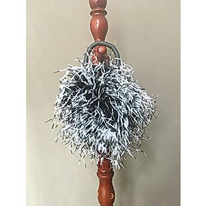 LVCOMEFF Women Ostrich Feather Purse Mini Handbag for Party Furry Casual Daily 2023 Bubblegum Color…