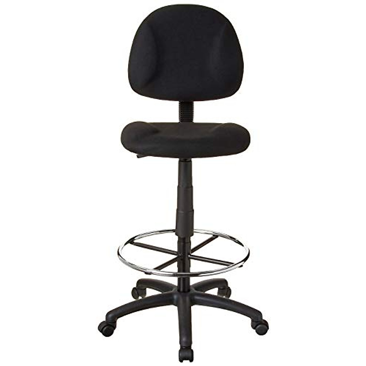 Boss Office Products Ergonomic Works Drafting Chair without Arms in Black