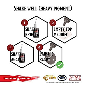 The Army Painter Dungeons and Dragons Nolzur’s Marvelous Pigments Underdark Paint Set, 10 Acrylic Paints Roleplaying, Boardgames, Wargames Miniature Model Painting