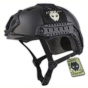 ATAIRSOFT PJ Type Tactical Paintball Airsoft Fast Helmet Black