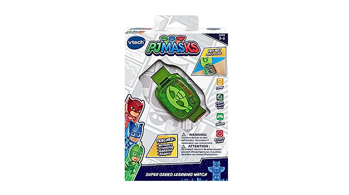 VTech PJ Masks Gekko Learning Watch for Kids Ages 3-6