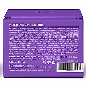 SUNATORIA NEW Keratin Purple Hair Mask- Blonde Hair Purple Toner - Repair & Nourishment Treatment for Bleached, Brassy Hair - No Yellow Tones - Deep Conditioner for Color Treated Locks