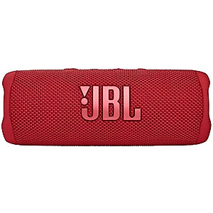 JBL-Flip 6 - Waterproof Portable Bluetooth Speaker, Powerful Sound and deep bass, IPX7 Waterproof, 12 Hours of Playtime with Megen Hardshell Case - Red