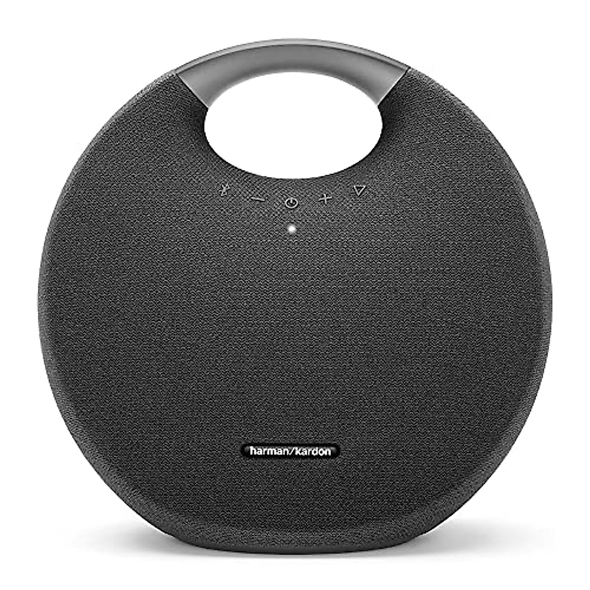 Harman Kardon Onyx Studio 6 Wireless Bluetooth Speaker - IPX7 Waterproof Extra Bass Sound System with Rechargeable Battery and Built-in Microphone - Black