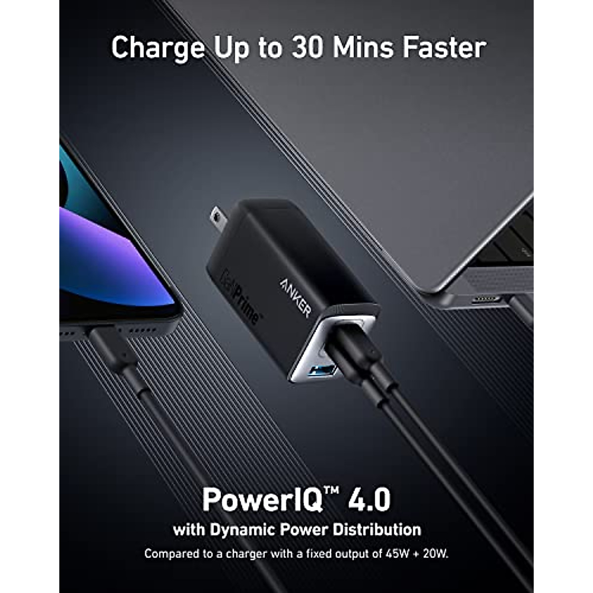 Anker USB C Charger, 7335 Charger Ganprime 65W and Anker GanPrime 65W Charging Station