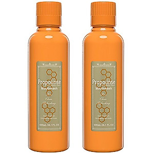 Propolinse Mouth Wash Pure, Pack of 2 (600ml / 20.3 Fluid Ounce)