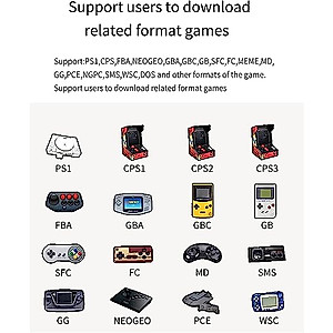 Miyoo Mini Plus Handheld Game Console with Hard Case, 3.5 Inch IPS Screen Retro Video Game Console, Built-in 64G TF Card 10000+ Games & 3000mAh Battery, Support WiFi