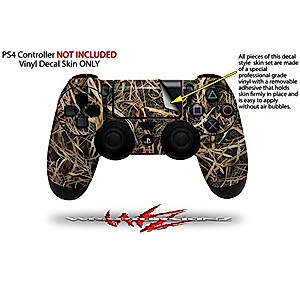 WraptorSkinz Skin compatible with Sony PS4 Dualshock Controller PlayStation 4 Original Slim and Pro WraptorCamo Grassy Marsh Camo (CONTROLLER NOT INCLUDED)