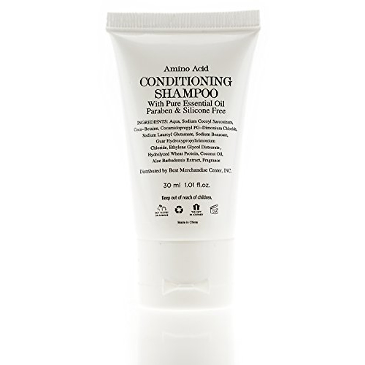 Travel Well Landscape Series Hotel Shampoo and Conditioner Supplies for Guests 2 in 1, 1.0 Fl Oz/30ml, Individually Wrapped 50 Tubes per Box | Travel Size Toiletries | Hotel Toiletries Bulk Set