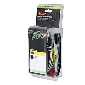 CURT 56346 Vehicle-Side Custom 4-Pin Trailer Wiring Harness, Fits Select Hyundai Santa Fe , Black