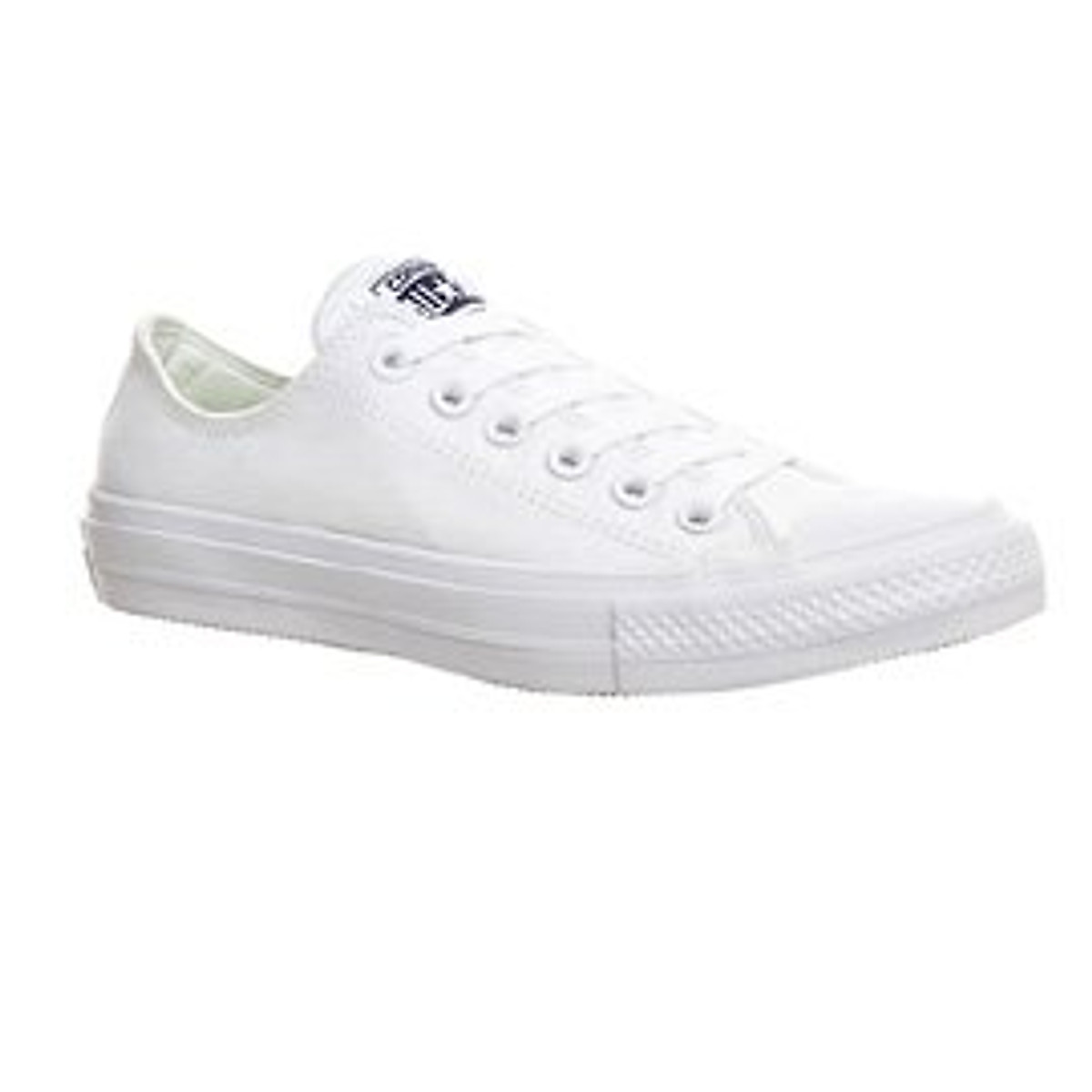 Converse Mens Chuck Taylor All Star Low II White Sneaker - 4 Men - 6 Women