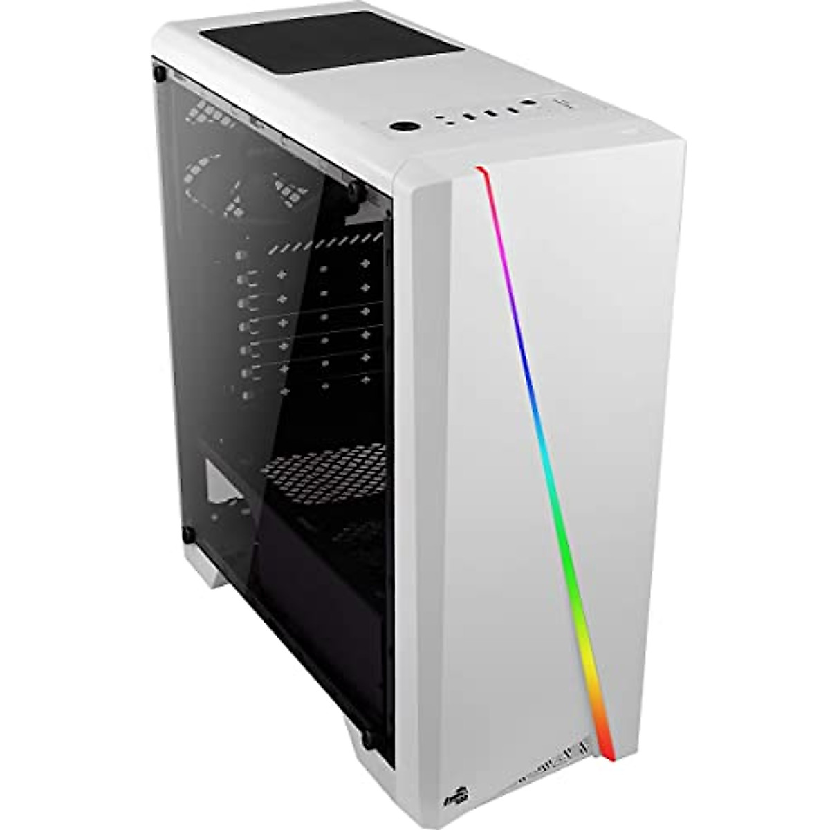 Cylon White RGB Mid Tower Computer Case