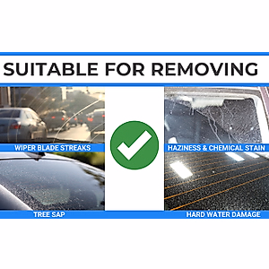 Glass Polish 21005 DIY Windscreen Polishing Kit for Automotive Glass Polishing - Ø 3 inch with Drill Attachment