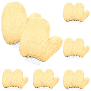 Remerry 12 Pcs Painters Mitt Painting Gloves with Thumb Paint Mitt Cleaning Dusting Mitt for Painters Decorators Glove