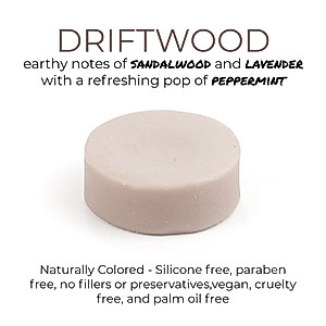 Suds & Co. Solid Conditioner Bar, Zero Waste Conditioner, Natural Conditioner For Hair, Sustainable, Eco-Friendly Hair Care – Driftwood, 1.7 Ounce