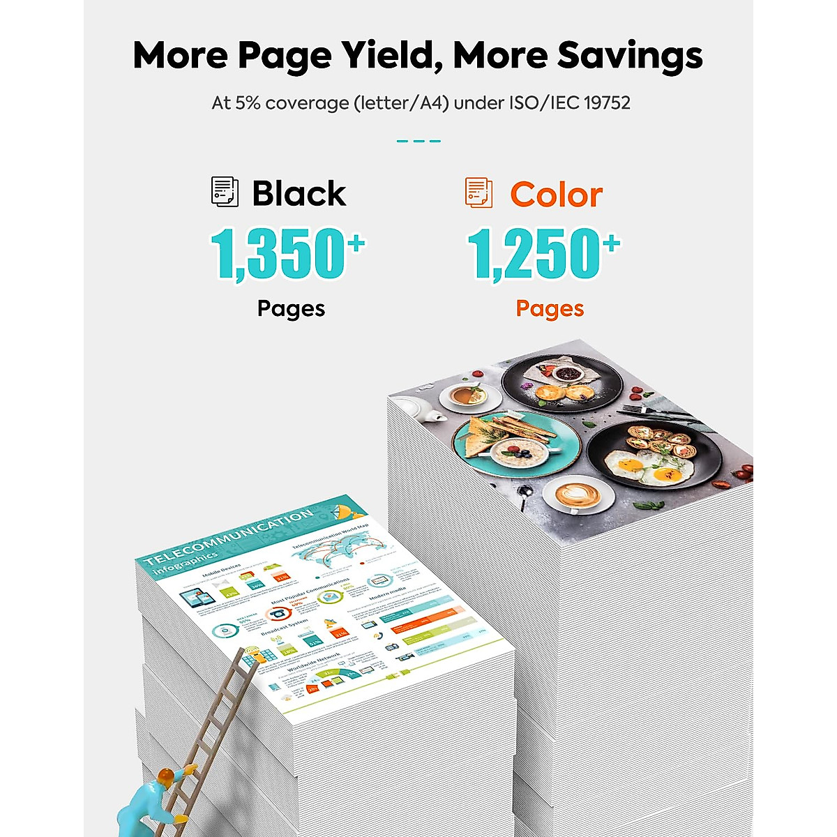 206A M283fdw Toner Cartridges 4 Pack with Chip Compatible Replacement for HP 206A Toner Set W2110A W2111A W2112A W2113A for HP Color Pro MFP M283fdw M283cdw M282nw M255dw M255nw M255 M283 Printer Ink