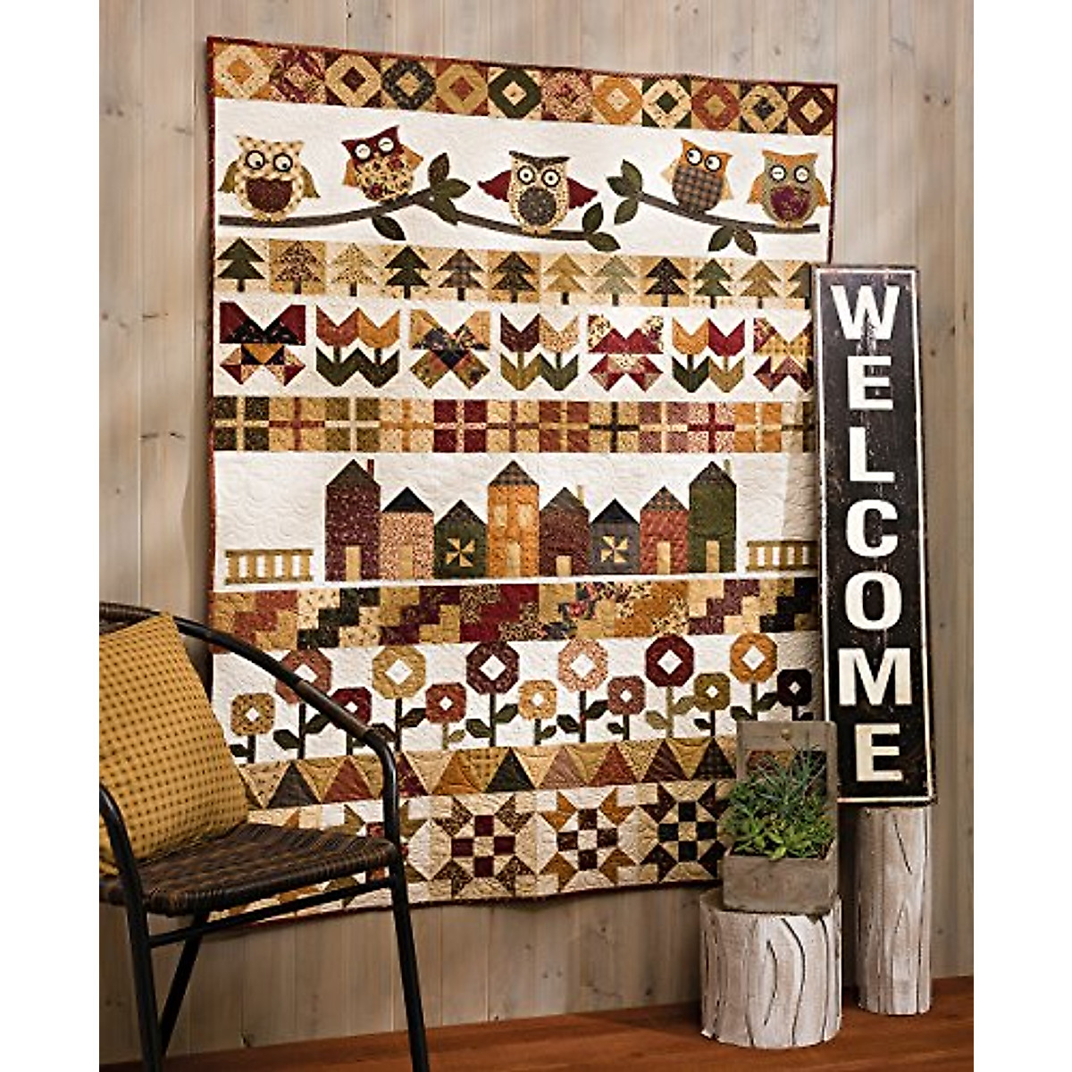 Moda All-Stars - All in a Row Again: 23 Row-by-Row Quilt Designs