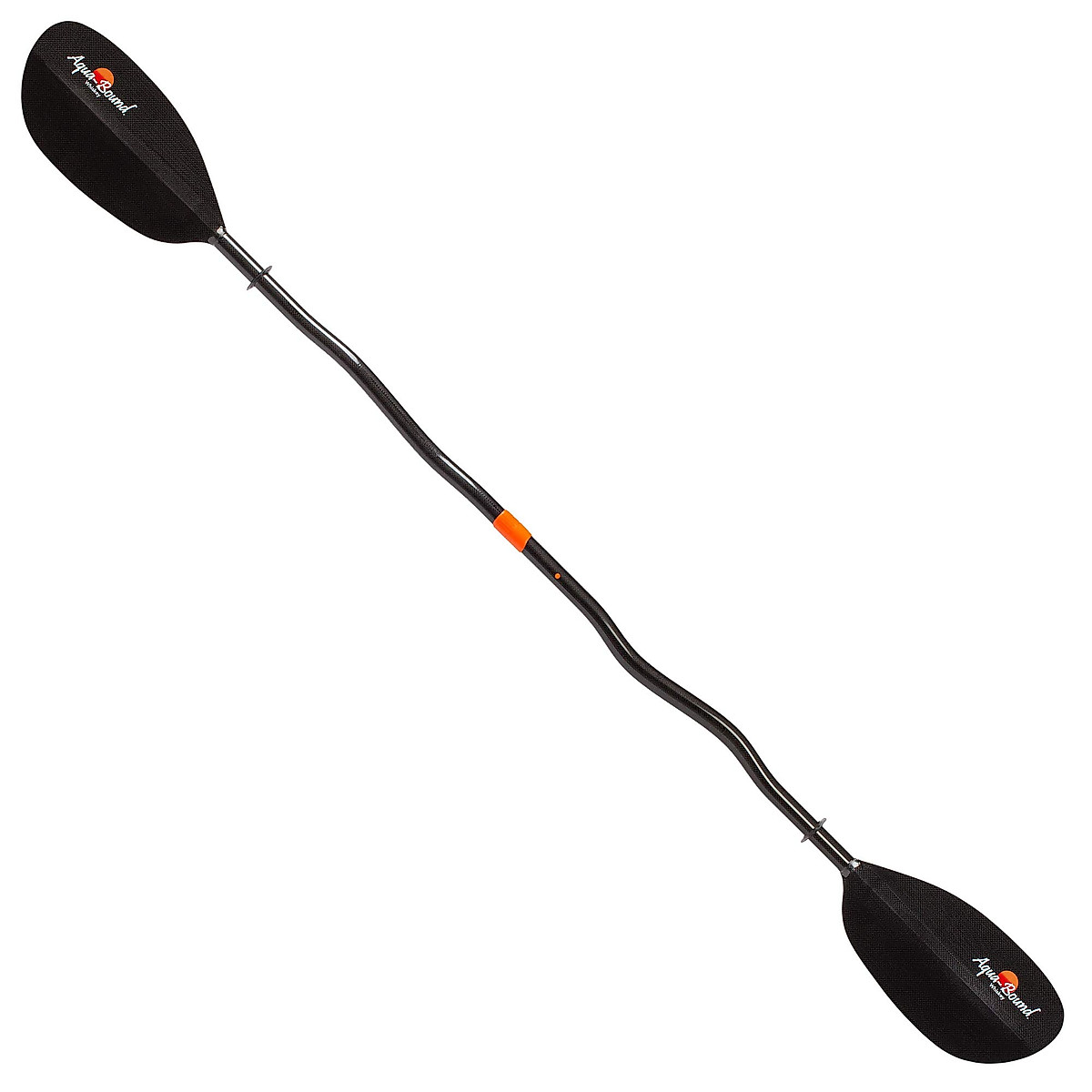 AQUA BOUND Whiskey Carbon Bent Shaft 2-Piece Kayak Paddle