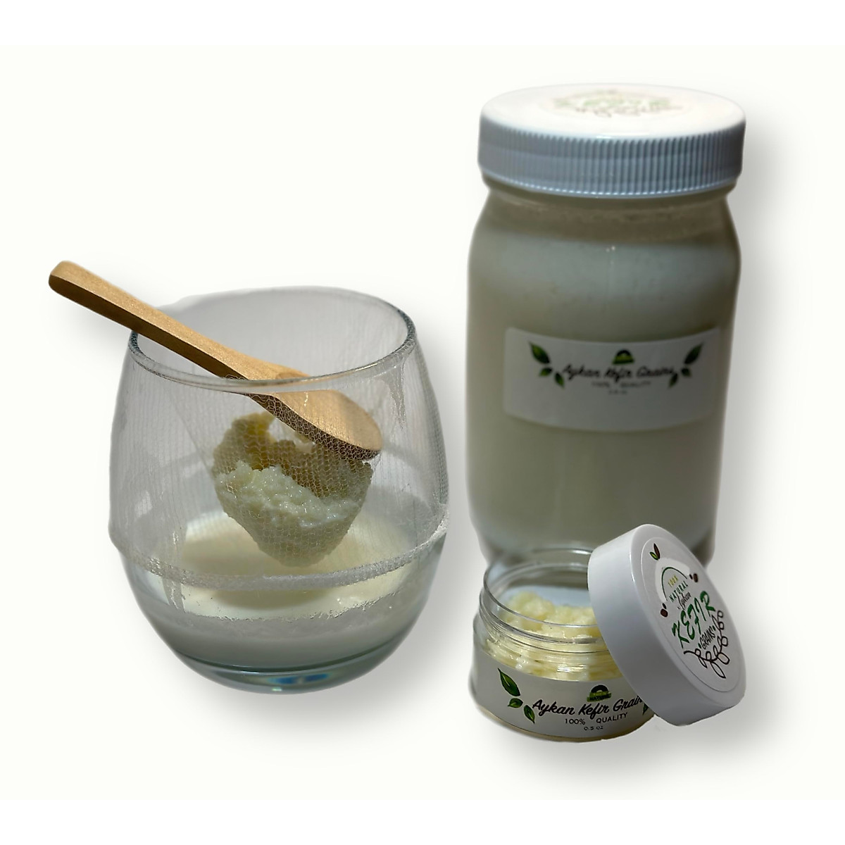 Fresh Milk Kefir Grains - 1 TBSP