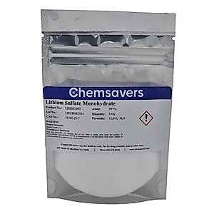 Lithium Sulfate Monohydrate, 99+%, 100g