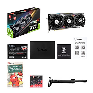 MSI Gaming GeForce RTX 3080 Gaming Z Trio 10G LHR 10GB GDRR6X 320-Bit HDMI/DP Nvlink Torx Fan 4 RGB Ampere Architecture Computer Gaming Graphics Card, NVIDIA GPU Video Cards for Gaming PC (Renewed)
