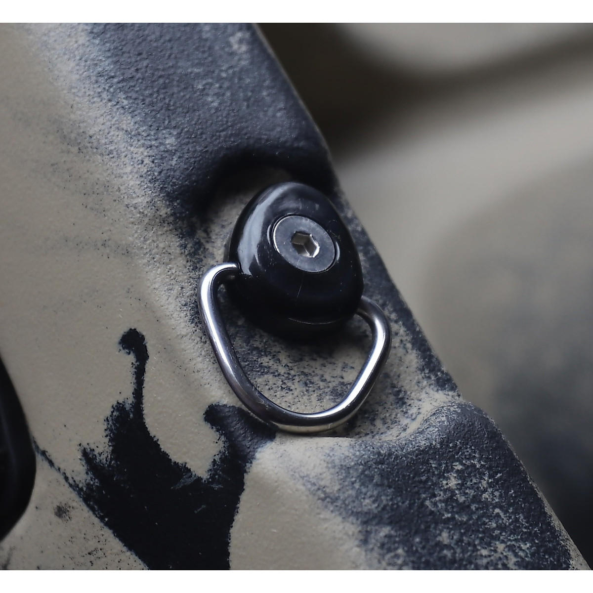 12 Pack of Fishing Rigging D-Ring Kayak with 304 M6 Screw Kit for Boat Canoe Kayak,Give Free Install Tools (Ellipse)