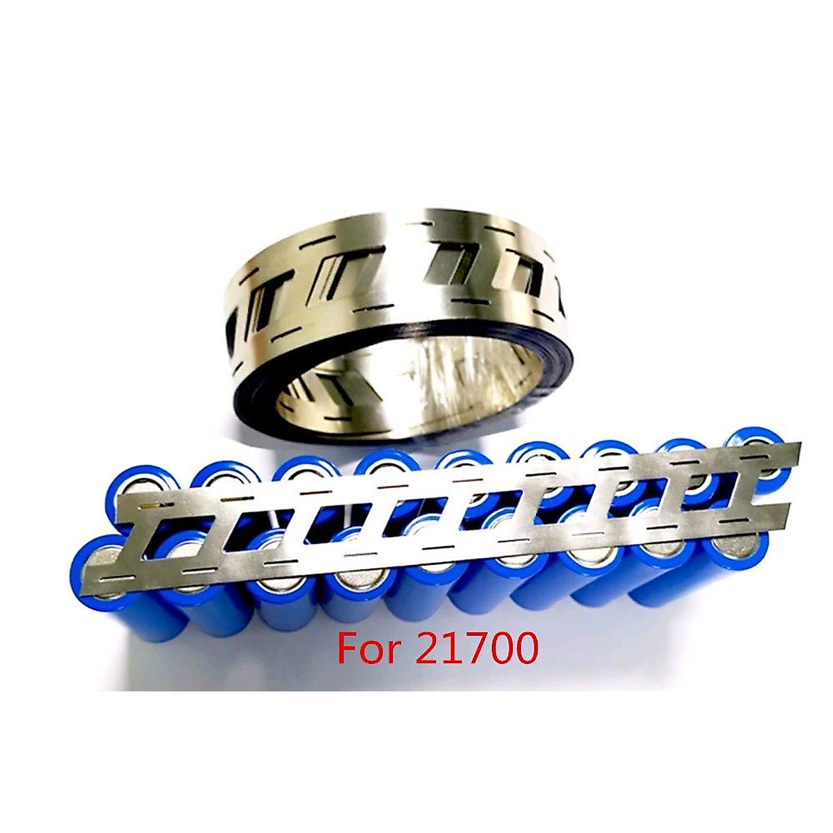 SUIDI Pure Nickel Strip 2P 0.15/0.2x27.5x21.5mm for Li Cell Battery spot Welding,21700 Battery Nickel Strip 2p spot Welder (0.2x27.5x21.5 2M)