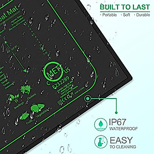 GYTF 21Watts Seedling Heat Mat - MET Standard Warm Hydroponic Heating Pad for Indoor Gardening, Durable Waterproof 10" x 20.75"