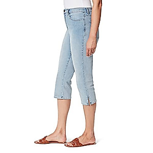 Gloria Vanderbilt Womens Amanda Capri Jeans, Denim Blue, 8 US