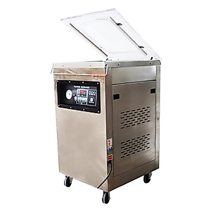 INTSUPERMAI Single Chamber Vacuum Packaging Machine DZ400 Vacuum Seal Machine Stainless Steel Vacuum Sealing Machine Packaging Sealer 110V