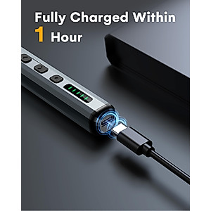 Rush Deer 70-in-1 Electric Screwdriver Set - Rechargeable Mini Precision Power Screwdriver with 64 Magnetic Bits, 5 Torque Settings, For Phone, Laptop, Camera - Cordless and Portable