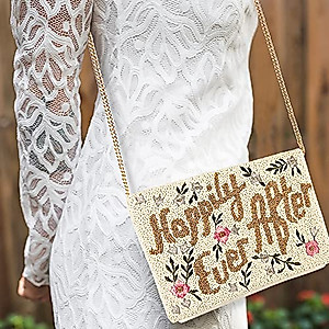 Happily Ever After Clutch Purse Bridal Shower Gift for Bride To Be - THE BEADED LILY
