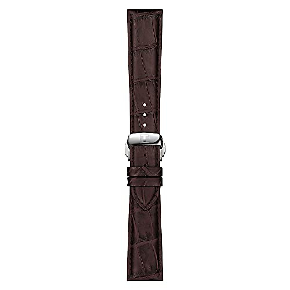 Tissot T852045399 21mm Lug Brown Leather Strap