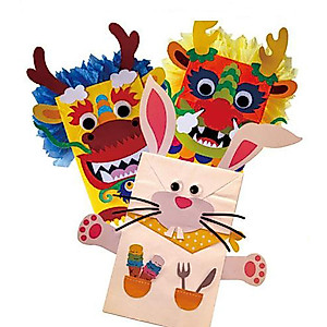 Self-Standing Plain White Paper Lunch Bags (100pk) 5-1/8 x 3-1/8 x 10-5/8 - Birthdays, Weddings, Bar or Bat Mitzvahs, Party Favor Bags, School Projects - Goodie Treat Bags - Includes Free Recipe Ebook