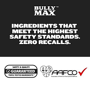 Dog Vitamins Total Health Dog Chews by Bully Max | Puppy and Adult Dog Omega 3 Supplement | Health and Immunity Vitality Chews | Performance Series Muscle Builder for All Breeds | 75 Chews per Bag