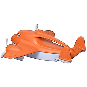 Green Toys Fire Plane, CB - Pretend Play, Motor Skills, Kids Bath Toy Vehicle. No BPA, phthalates, PVC. Dishwasher Safe, Recycled Plastic, Made in USA.