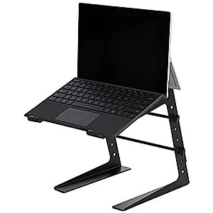 Hercules DJ Starter Kit with DJ Control Starlight, DJMonitor 32, HDP DJ M40.1 Headphones, & Serato DJ Lite + On-Stage Computer Laptop Audio Mixer, Lighting Controller, Midi Controller Stand