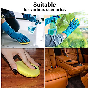 PSLER Foam Applicator Pads - Foam Car Wax Applicator Pad Detailing Round 4 inch Polishing Sponges for Car Wax Applicator Pad 12 Pack-Yellow