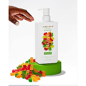 Native Shampoo, Conditioner & Body Wash with Loofah Set | For Women, Men with Naturally Derived Clean Ingredients, Special Edition Gummy Bears - Set of 4 (Green)