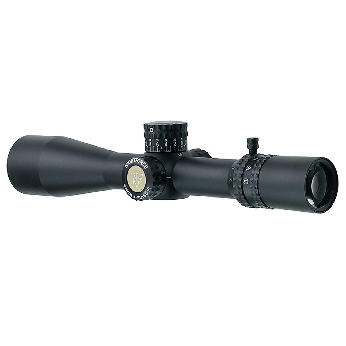 NIGHTFORCE ATACR 4-20x50mm First Focal Plane (F1/FFP) 34mm Tube Durable Precise Waterproof Fogproof Hunting Gun Scope, 250 MOA DigIllum PTL Moar Reticle