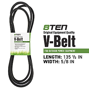8TEN Deck Belt for Husqvarna 539109243 48 inch Zero Turn Z248F Z4822 Z4824 WHF4817 WH4817EFQ